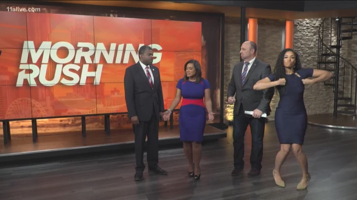 Morning Rush anchors react to Falcons win over Saints | 11alive.com