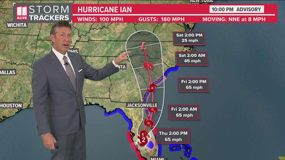 Hurricane Ian Updates | Forecast, track and latest models | 10 p.m ...