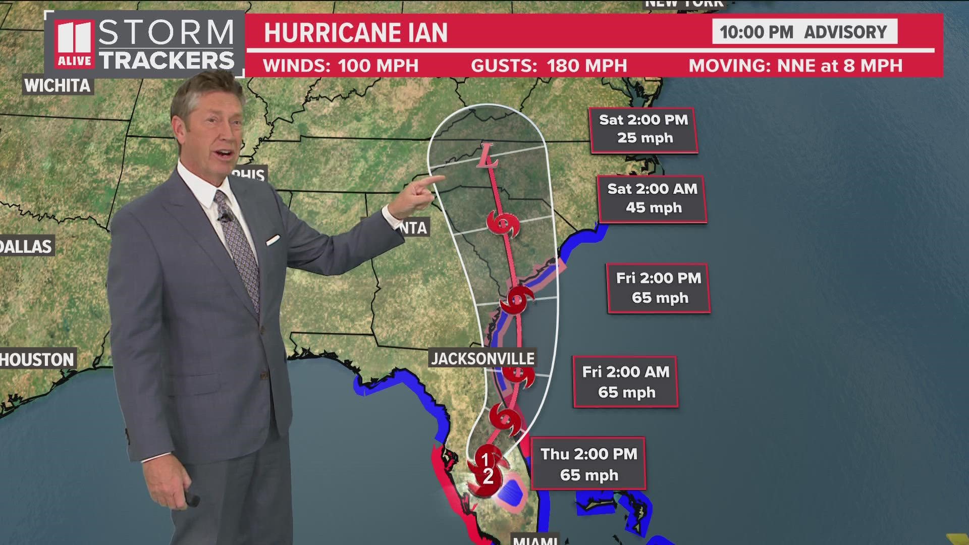 Hurricane Ian Updates | Forecast, track and latest models | 10 p.m ...