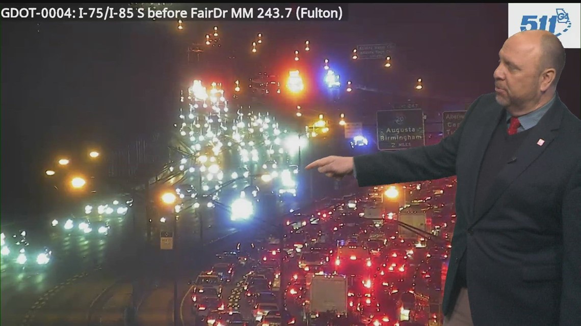 Pedestrian hit, separate crash involving multiple cars closes all lanes ...