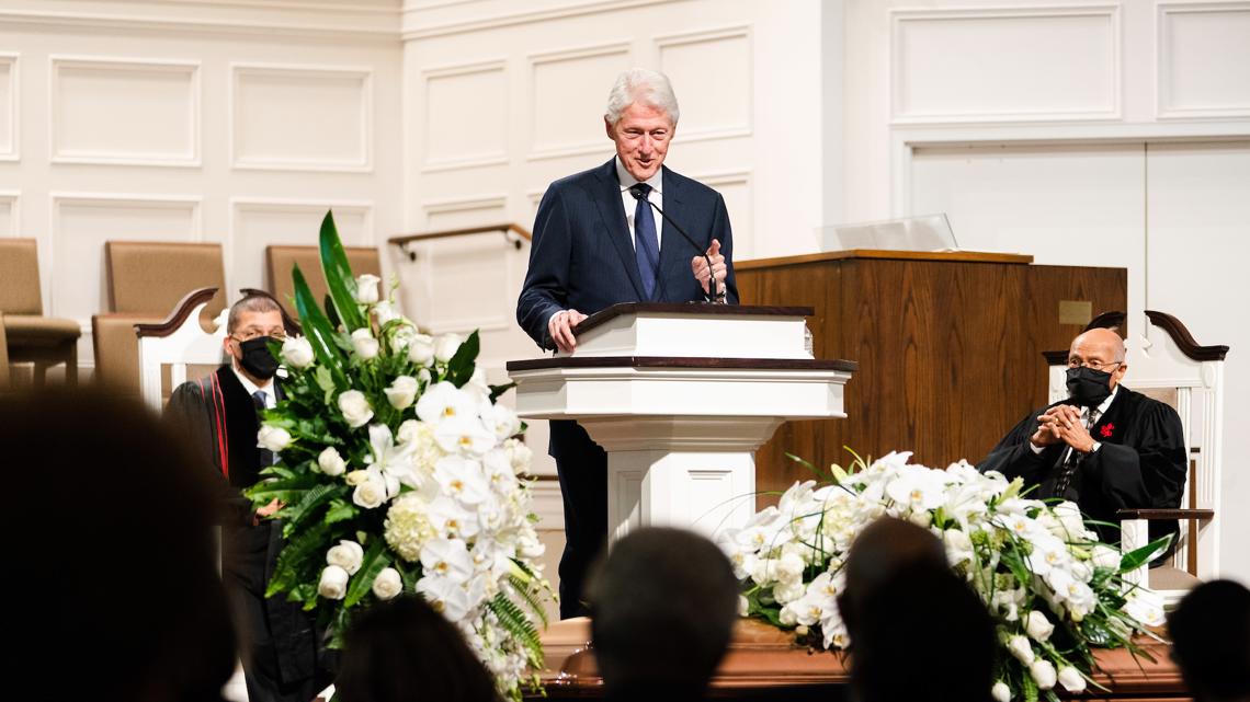 Hank Aaron wife Billye speaks at funeral | 11alive.com
