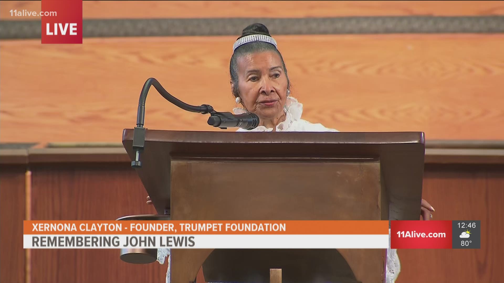 Xernona Clayton recounts introducing John Lewis to his wife Lillian ...