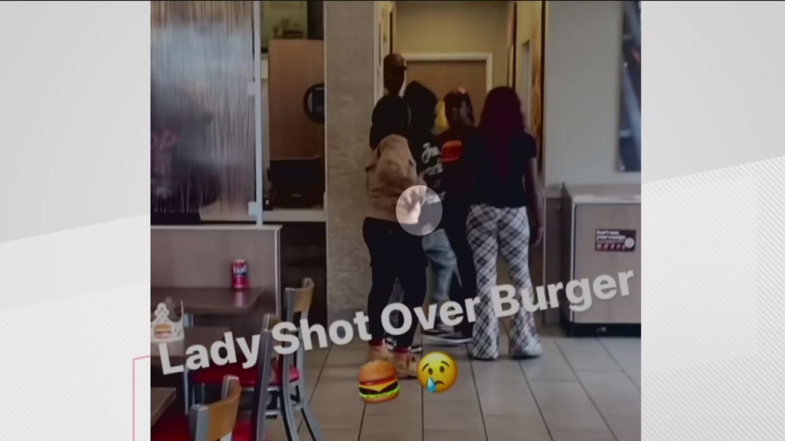 'Over a burger!': Witness captures video of man shooting at woman over ...