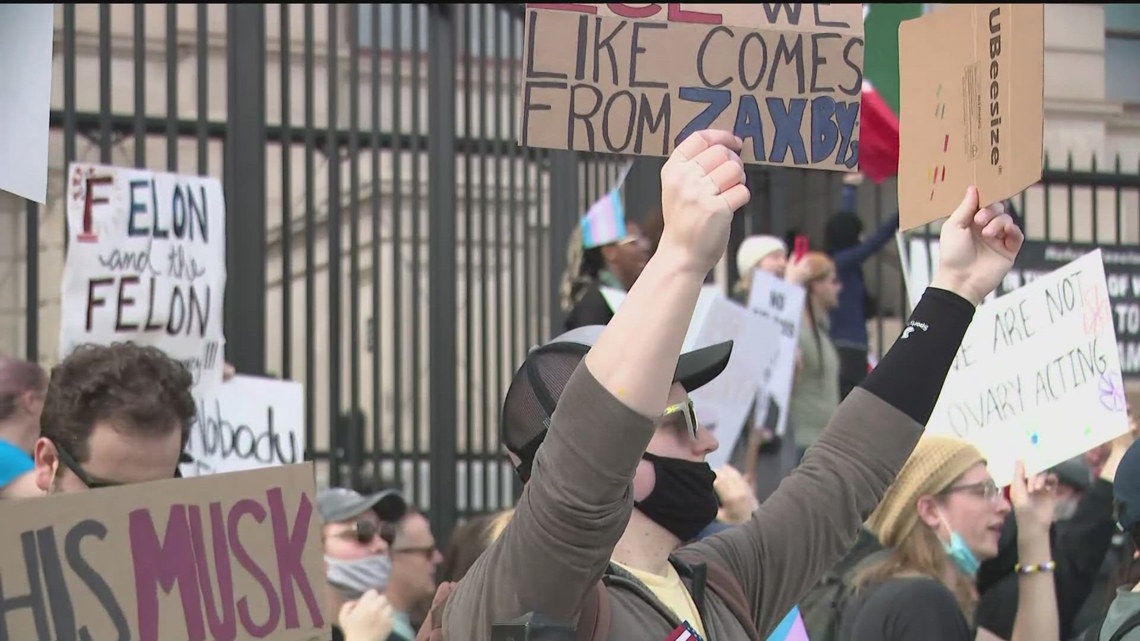 Atlanta protest against Trump policies | 11alive.com