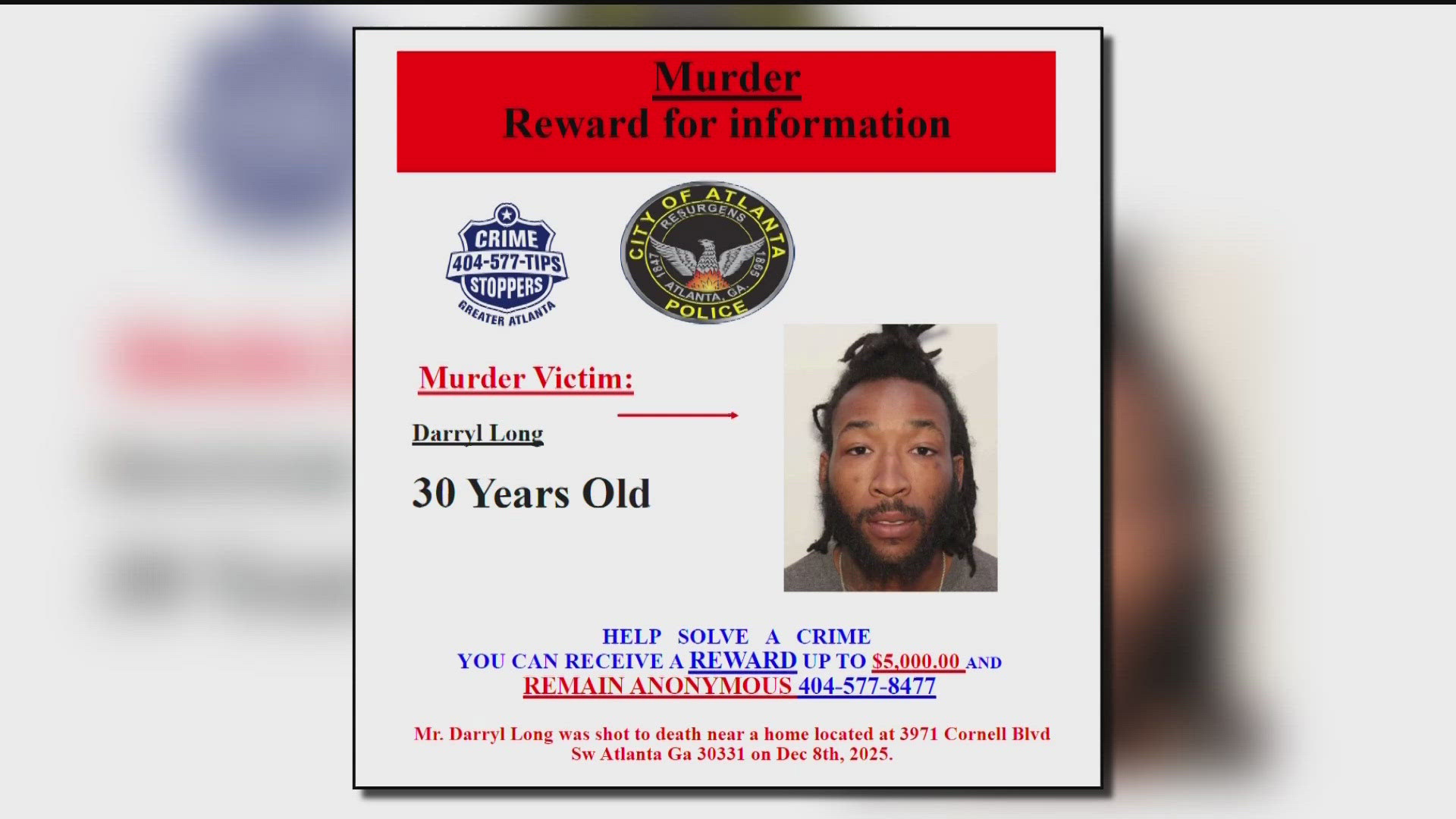 Atlanta mother loses two kids to gun violence, police searching for ...