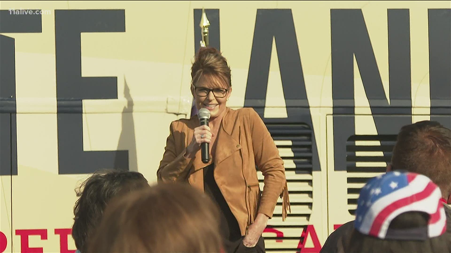 Sarah Palin visits Georgia to campaign for GOP senators | 11alive.com