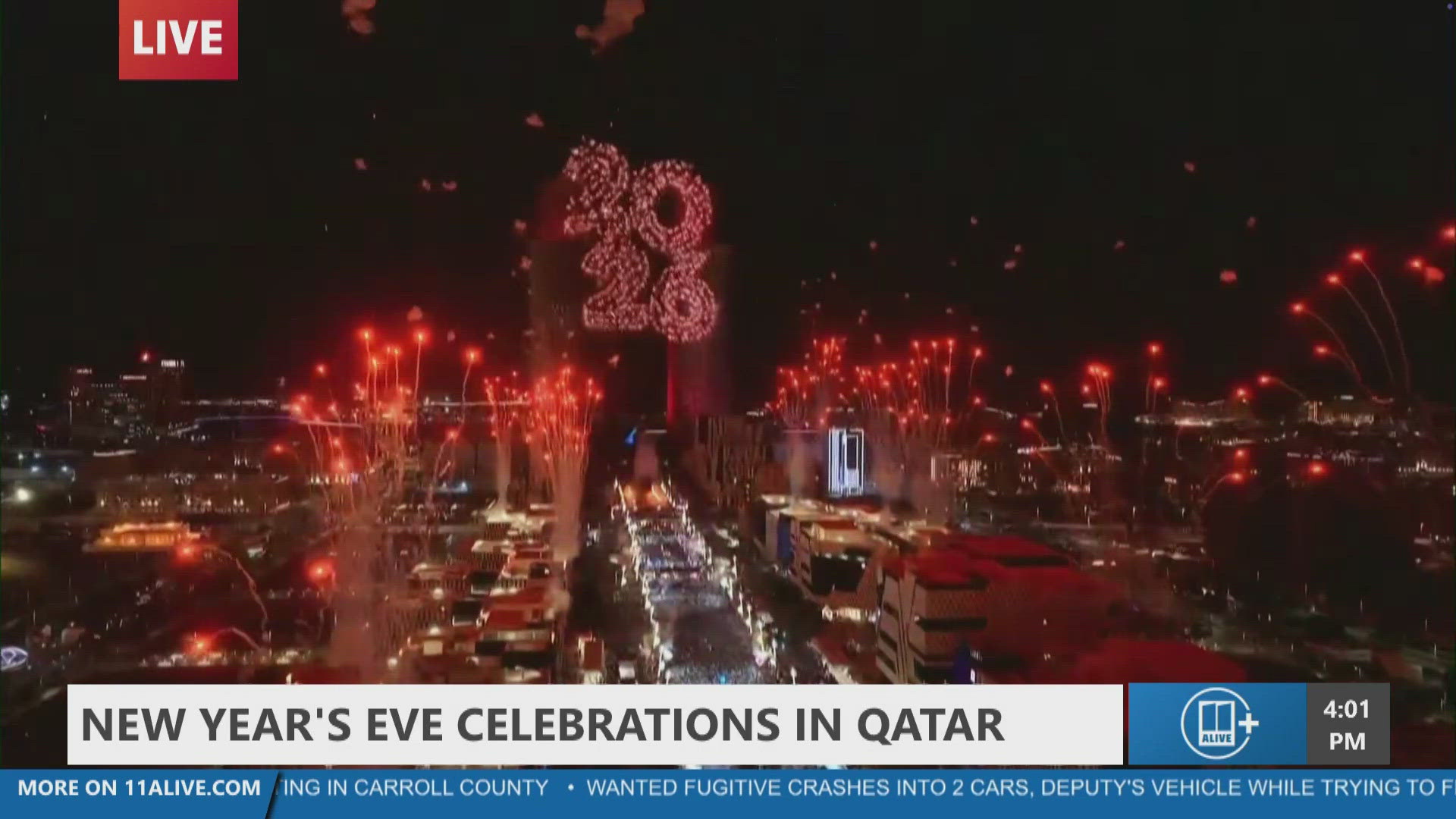 Massive fireworks show kicks off 2026 in Doha | New Year's 2026 ...