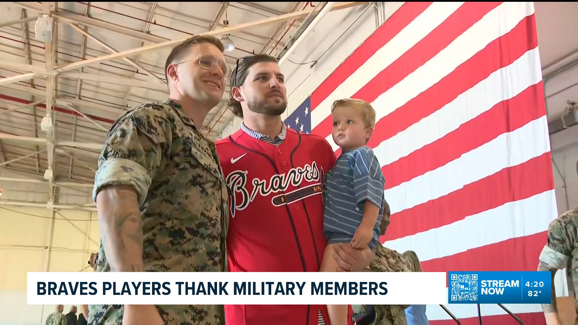 Atlanta Braves thank military members at Dobbins Air Reserve Base ...