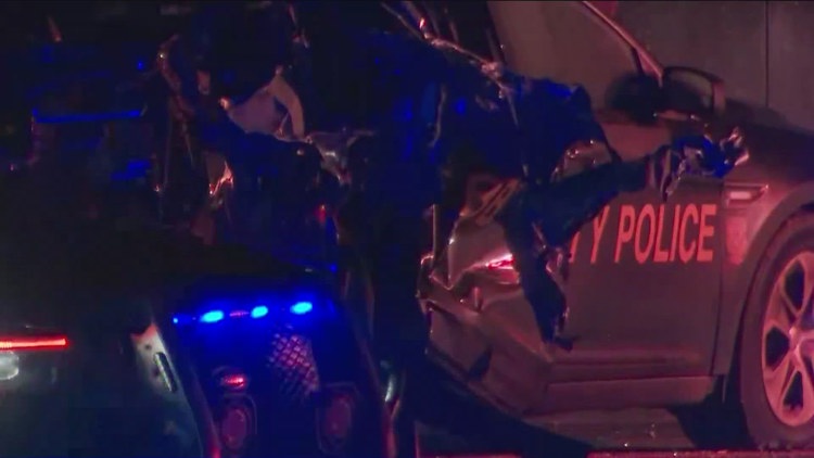 Traffic Alert: Crash involving police vehicle shuts down I-20 in Cobb ...