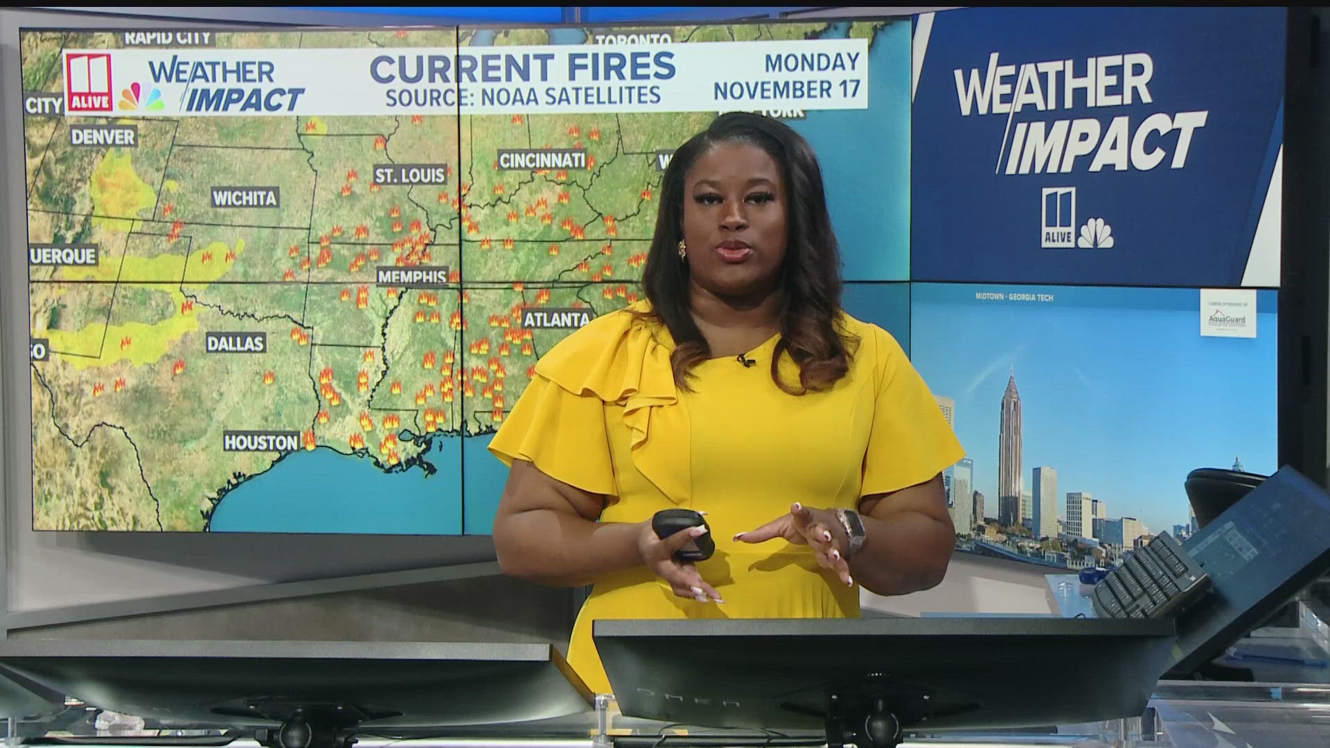 Georgia faces elevated fire threat Monday | 11alive.com