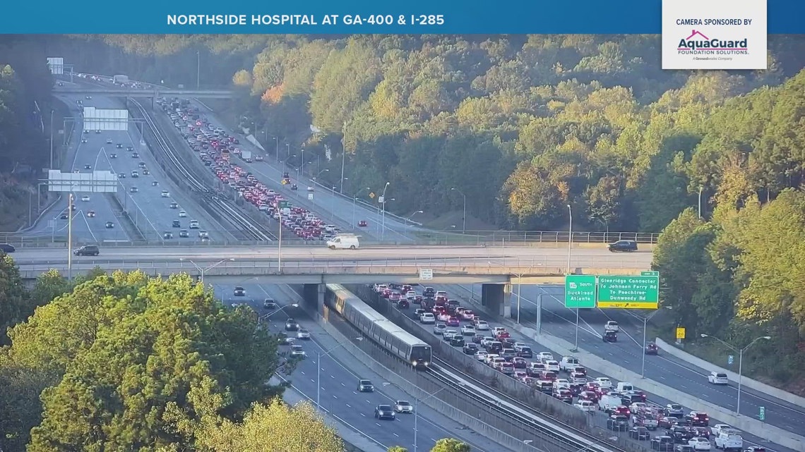 Red Alert: GA-400 shut down before Lenox Road (Exit 2) | 11alive.com