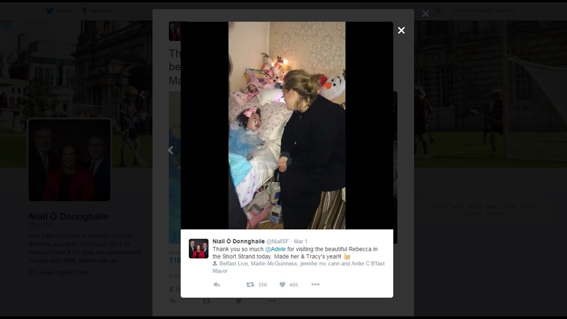 Adele surprises ill fan at the start of world tour | 11alive.com