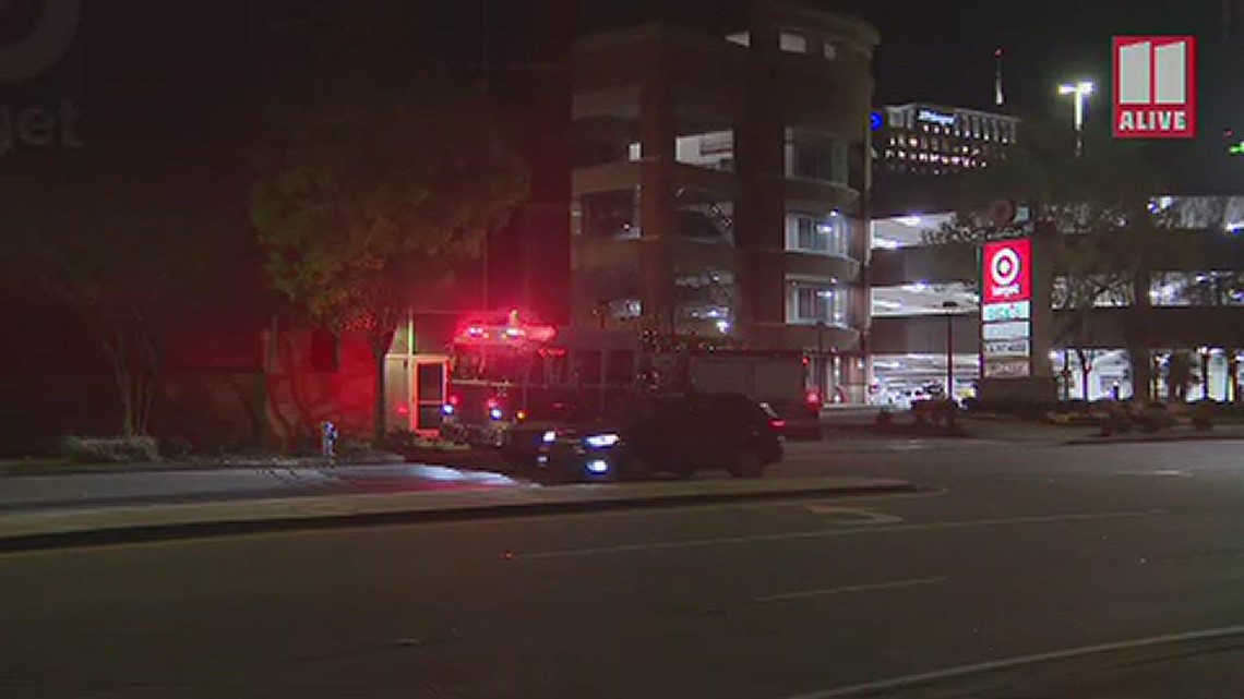 Scene of fire department response to Buckhead Target | 11alive.com