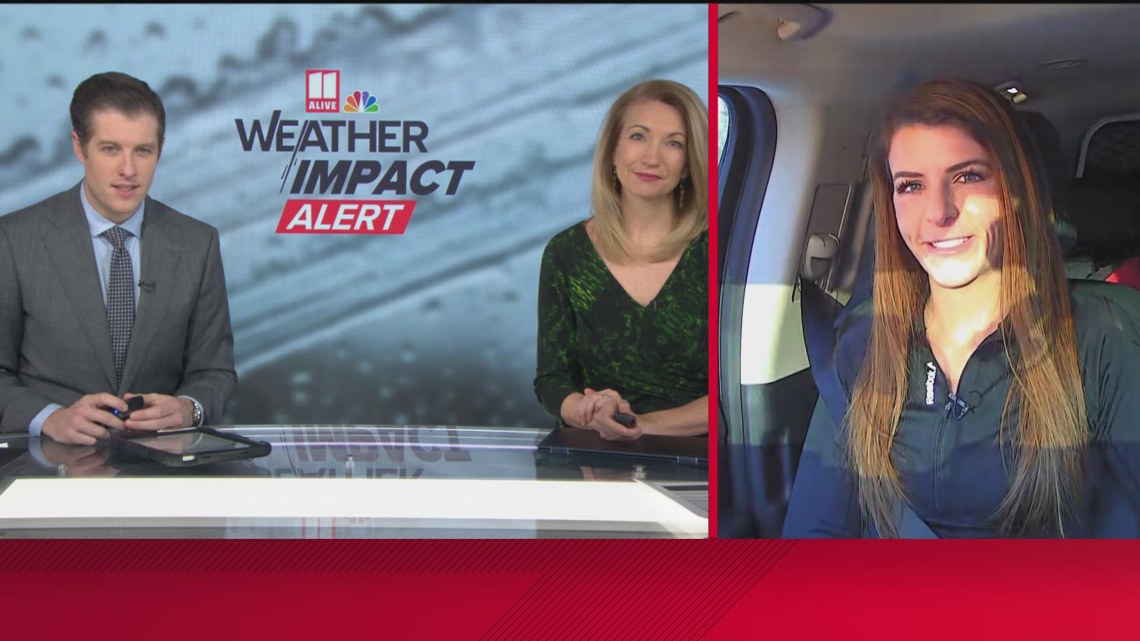 Traffic getting back to normal after Saturday's snow storm. 11Alive's ...