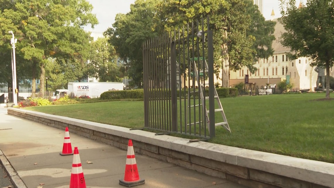 Georgia State Capitol fence being put up at $5 million cost | 11alive.com