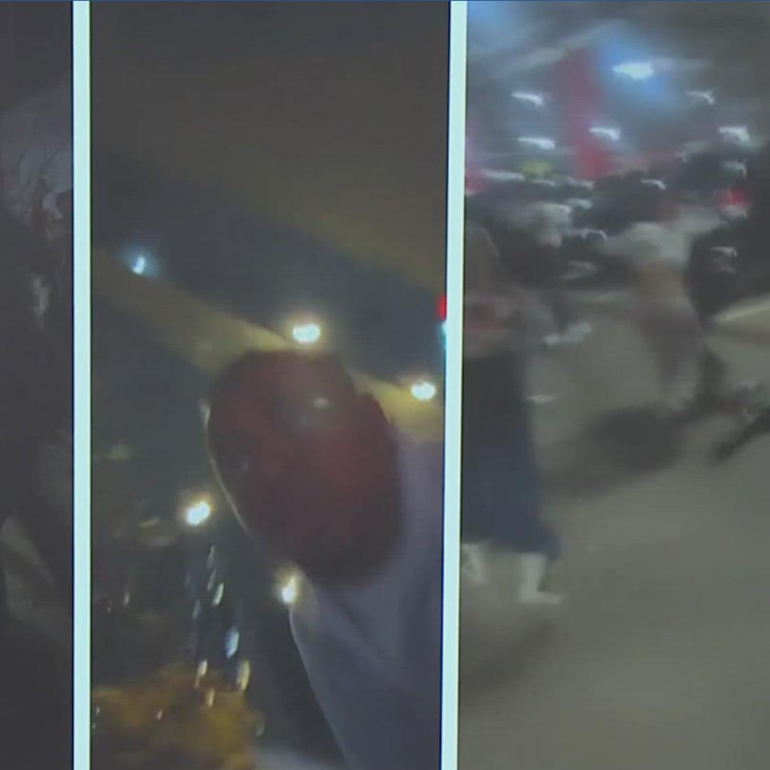 'I thought I got grazed': Content creator's viral video captures chaos ...