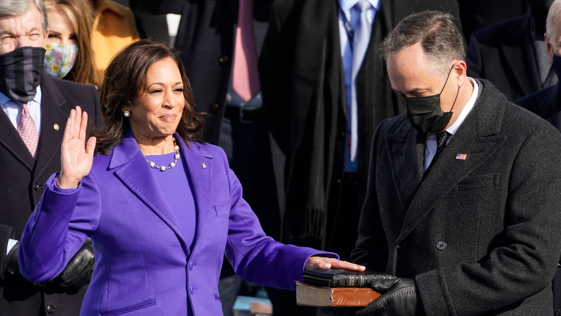 SCAD alum designed Kamala Harris' purple coat for inauguration ...