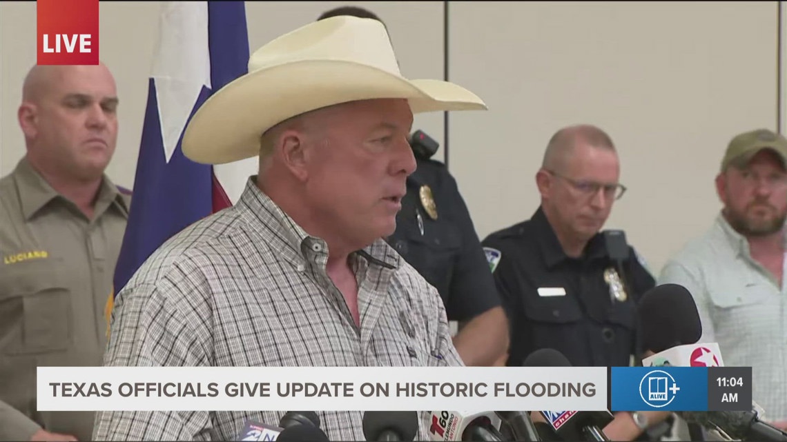 Officials update on historic flooding, rescue effort in Kerrville, TX ...