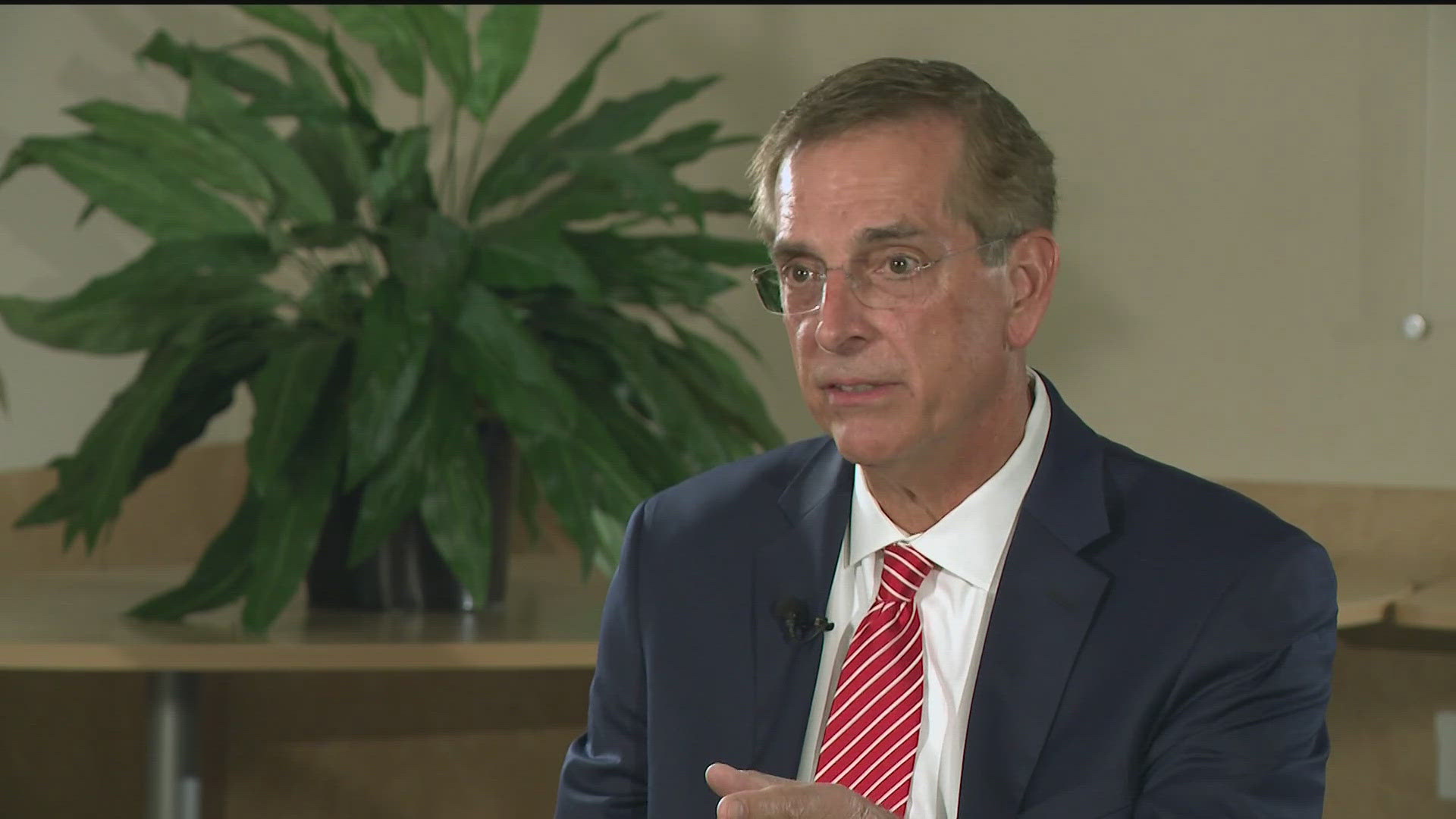 Georgia gubernatorial candidate Brad Raffensperger discusses his place ...