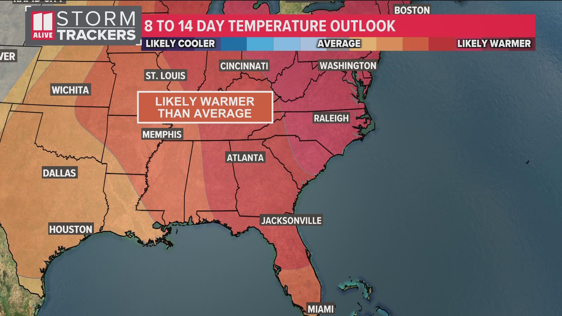Tracking rain, warmer temps to metro Atlanta | 11alive.com
