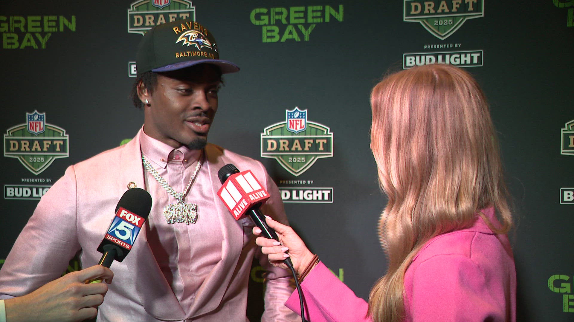 2025 NFL Draft: Malaki Starks on being drafted to the Baltimore Ravens | 11alive.com