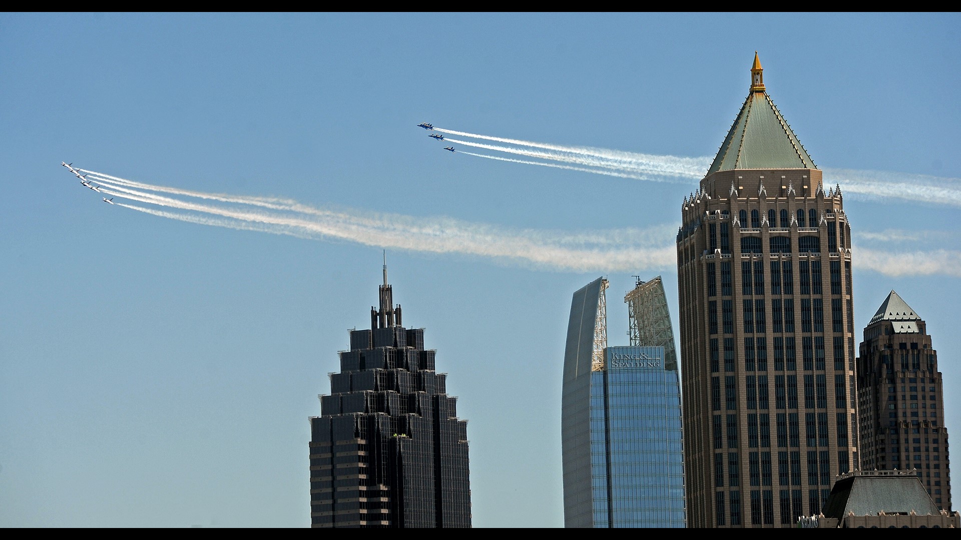 Blue Angels, Thunderbirds flyover honors first responders | 11alive.com