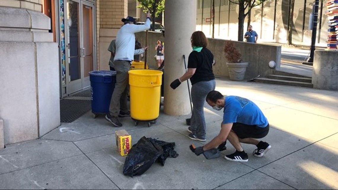 Volunteers help with damage cleanup at Children's Museum | 11alive.com