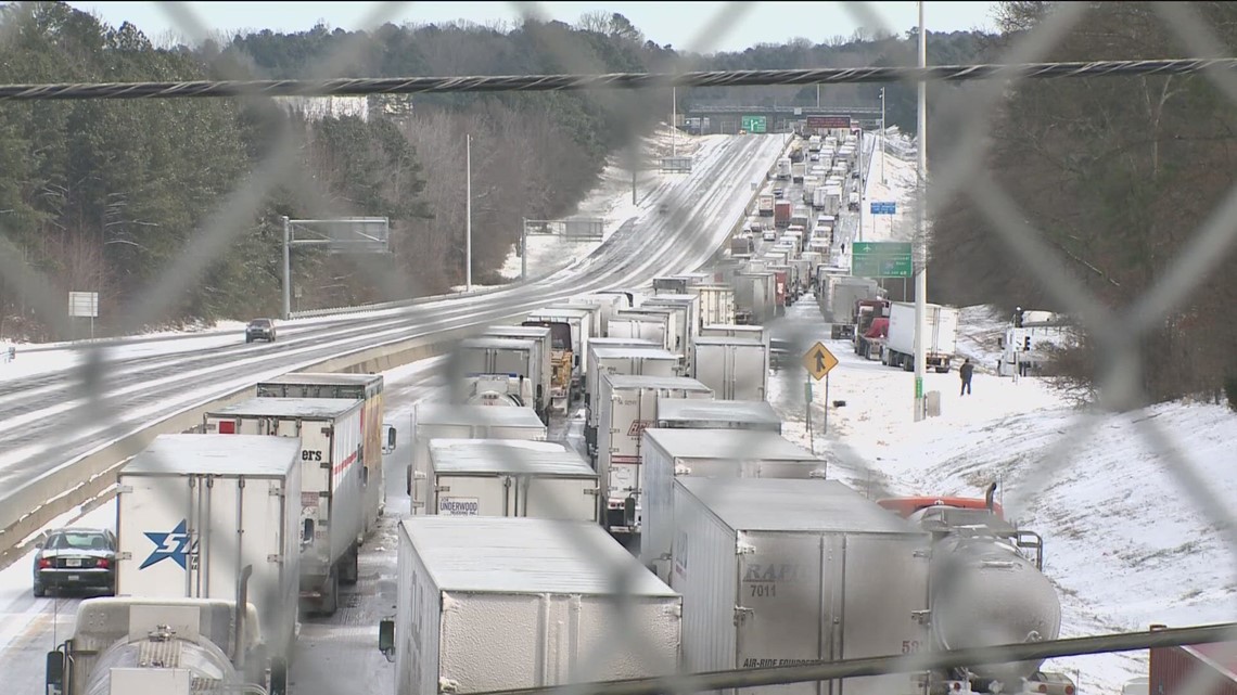 Drivers remembering Atlanta snow traffic 2014 ten years later | 11alive.com