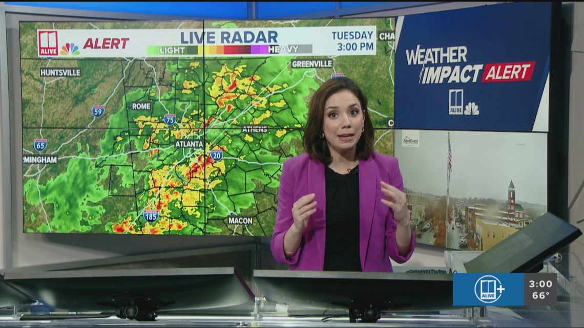 Tracking rain, storms across metro Atlanta, north Georgia | Timeline ...