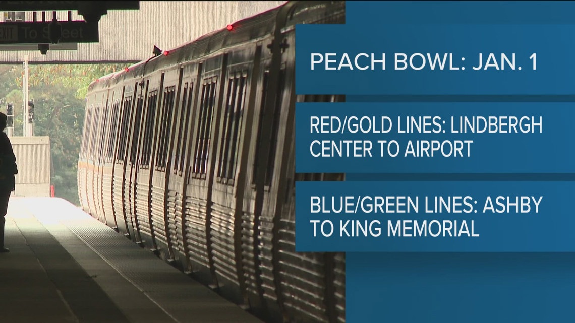 MARTA New Year's schedule | What to know | 11alive.com