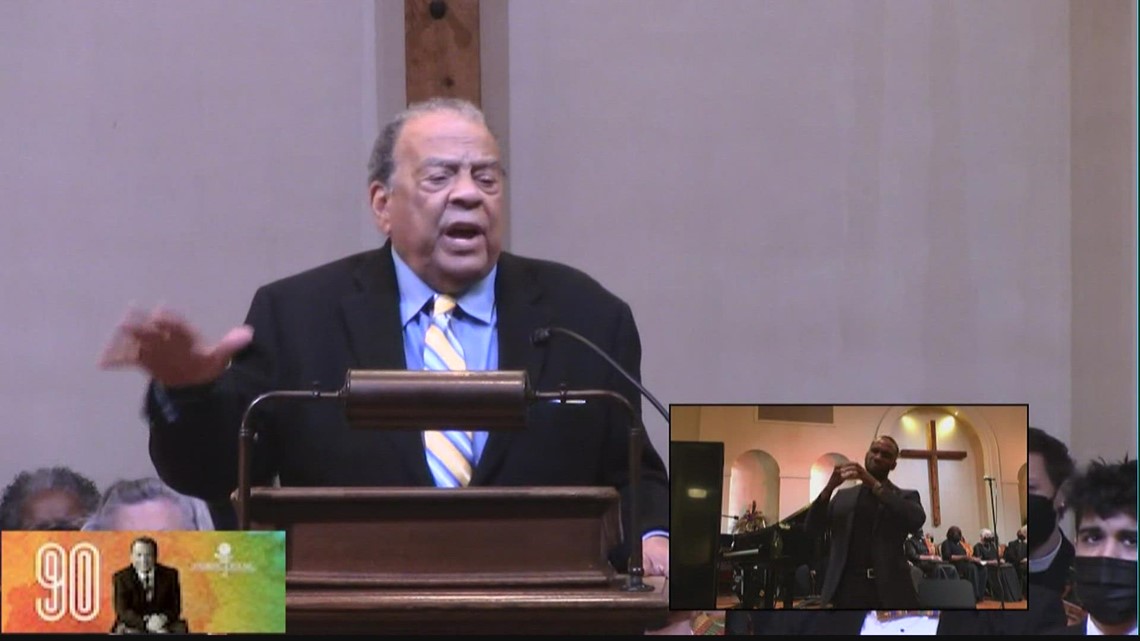 Former Atlanta mayor, Andrew Young, reflects on Ukraine at Atlanta ...