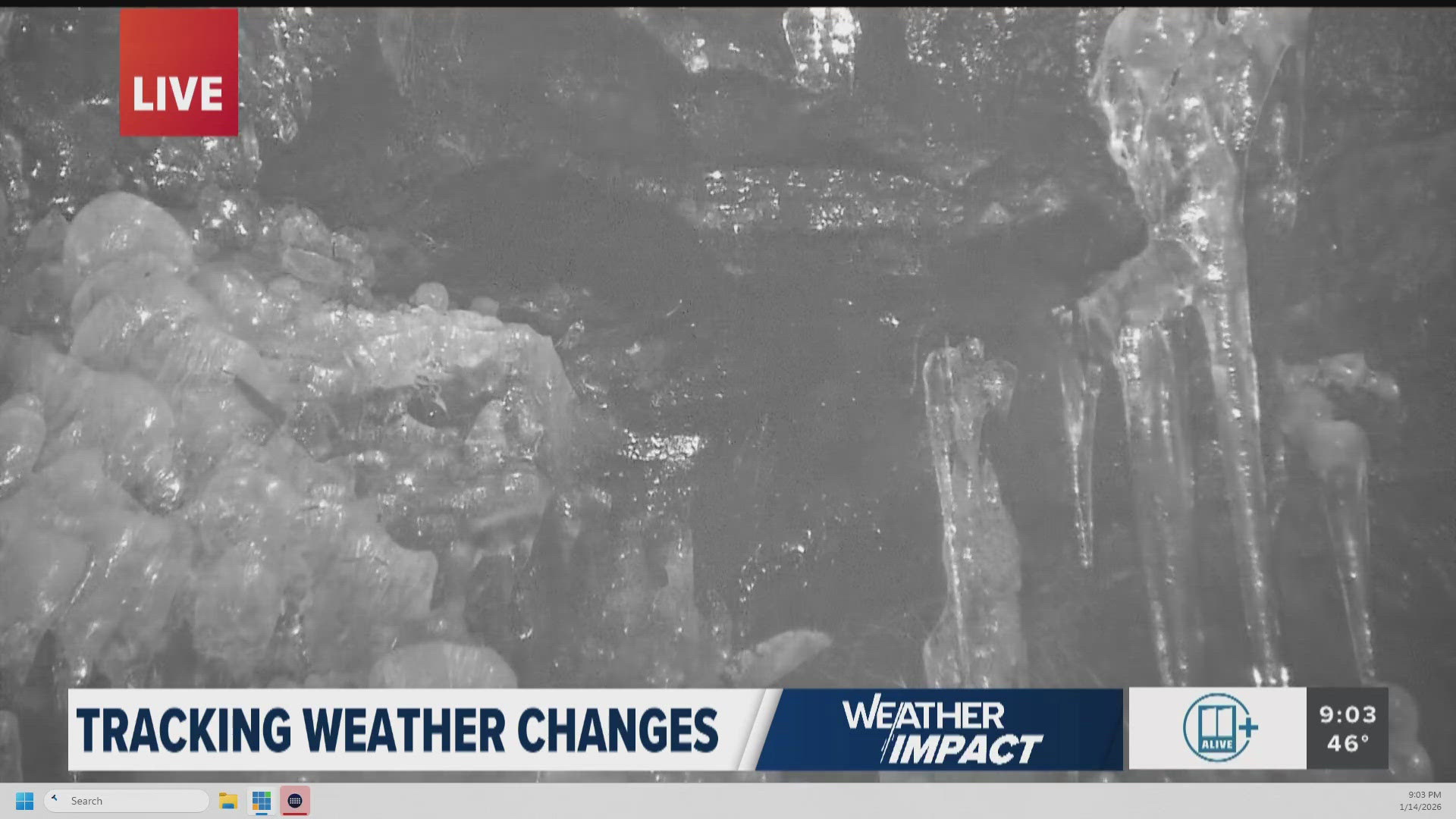 Snow flurries fall in north Georgia as Arctic air moves into the state ...