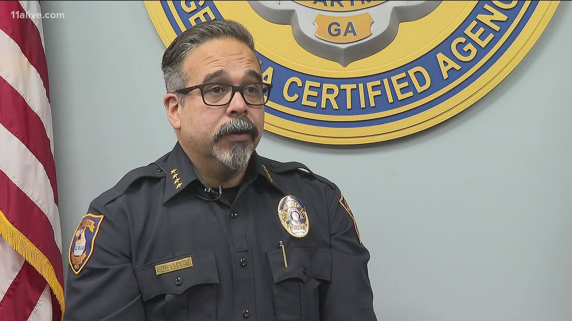 Morrow names of Renan Lopez de Azua as police chief | 11alive.com