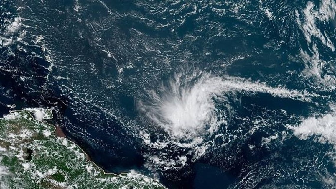 Tropical Depression Five forms in the Atlantic; May become tropical ...