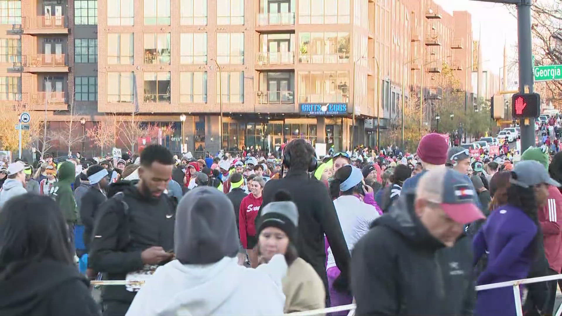 Live look from the Atlanta Thanksgiving Day Half Marathon | 11alive.com
