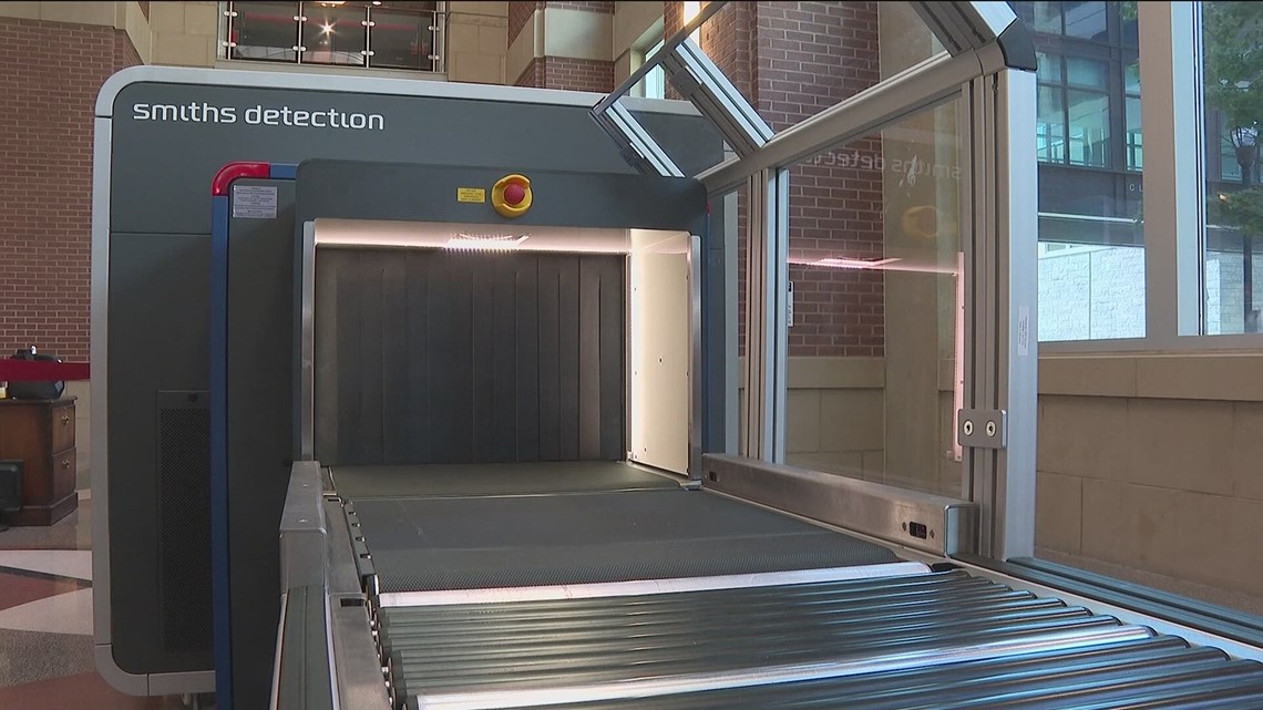 New security machine at Cobb County courthouse | How it works | 11alive.com