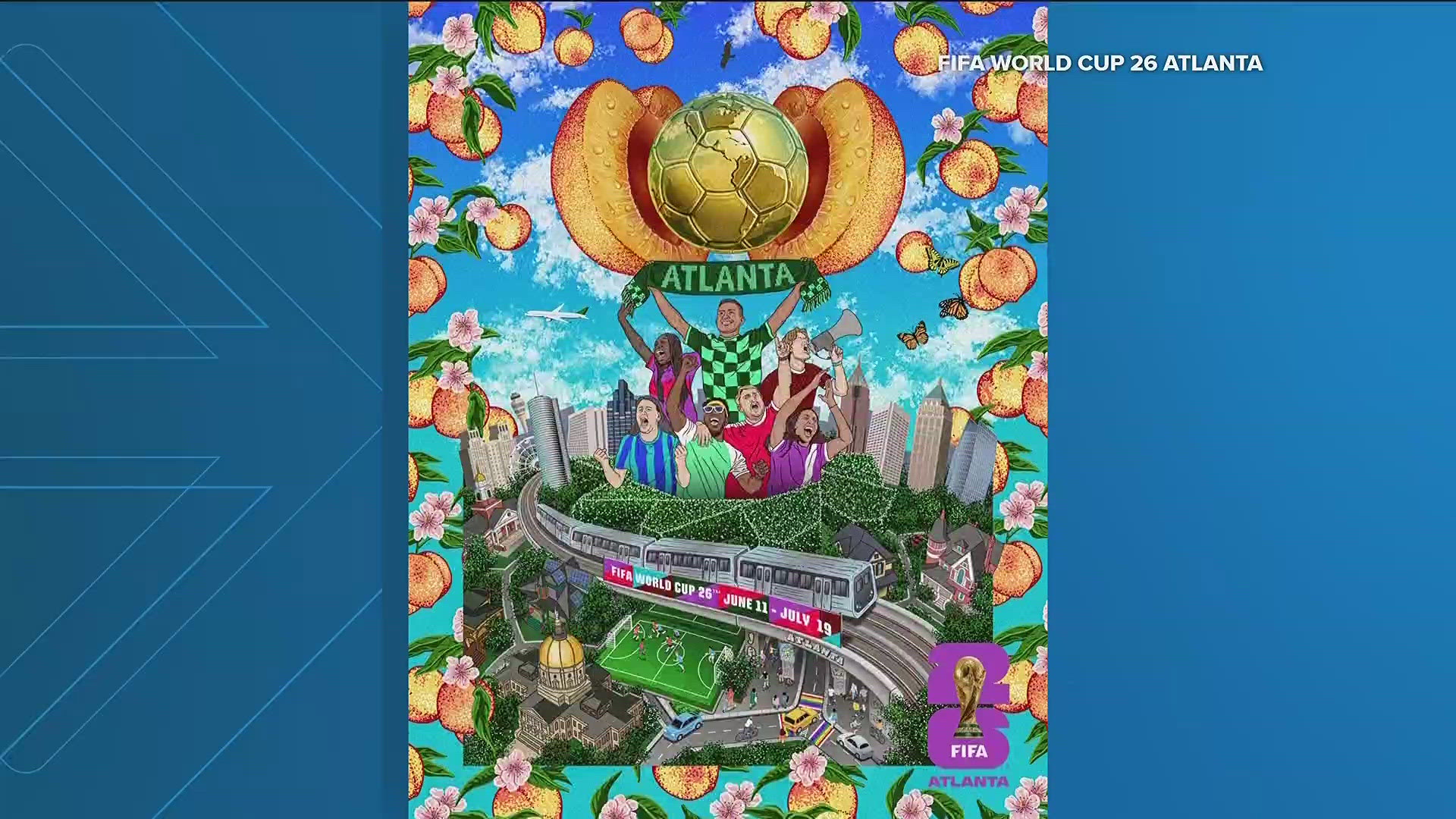 Atlanta World Cup poster released | Easter eggs identified | 11alive.com