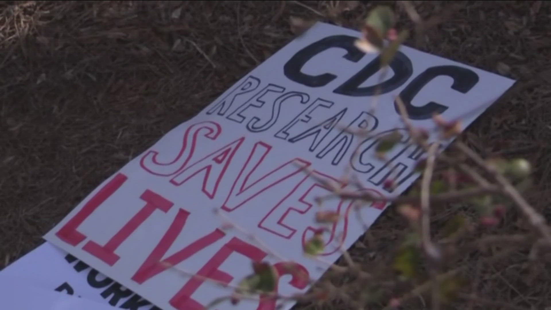 CDC employees rally after layoffs, probationary cuts | 11alive.com