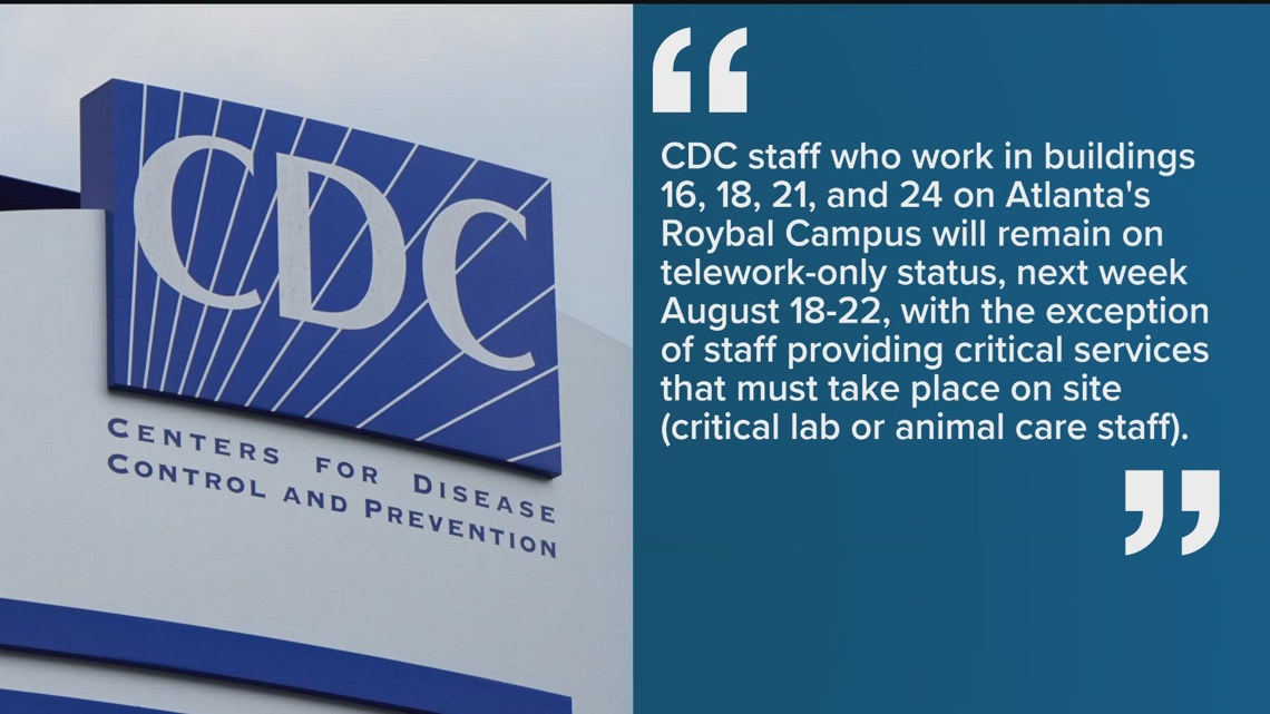 CDC workers to continue to work from home following shooting | 11alive.com