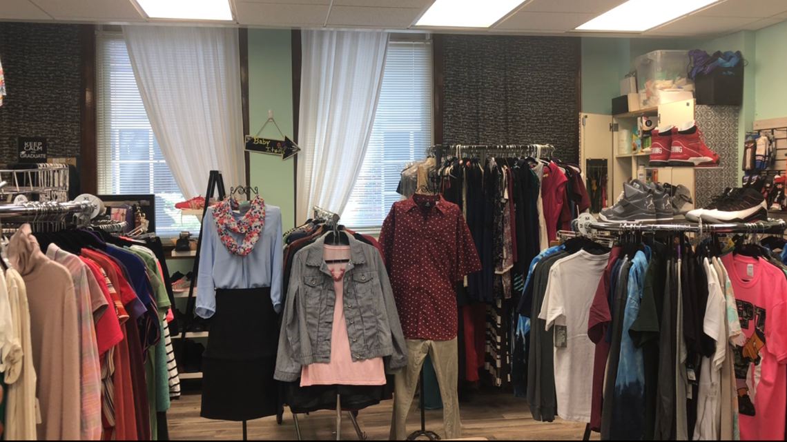 Atlanta Public Schools clothing boutique at Phoenix Academy | 11alive.com