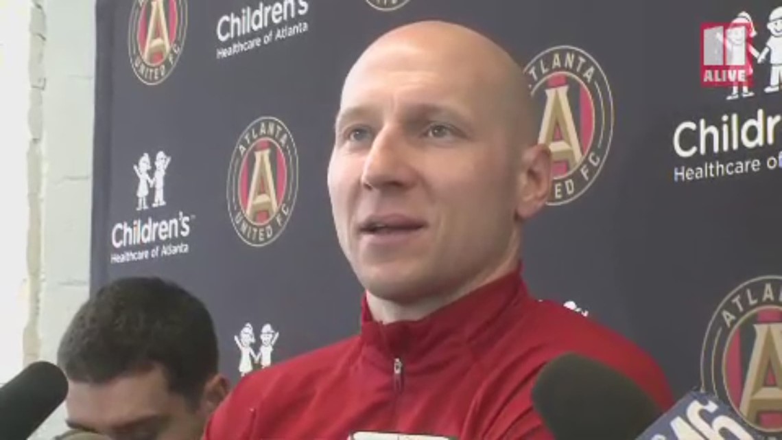 Atlanta United goalkeeper Brad Guzan speaks at training camp | 11alive.com