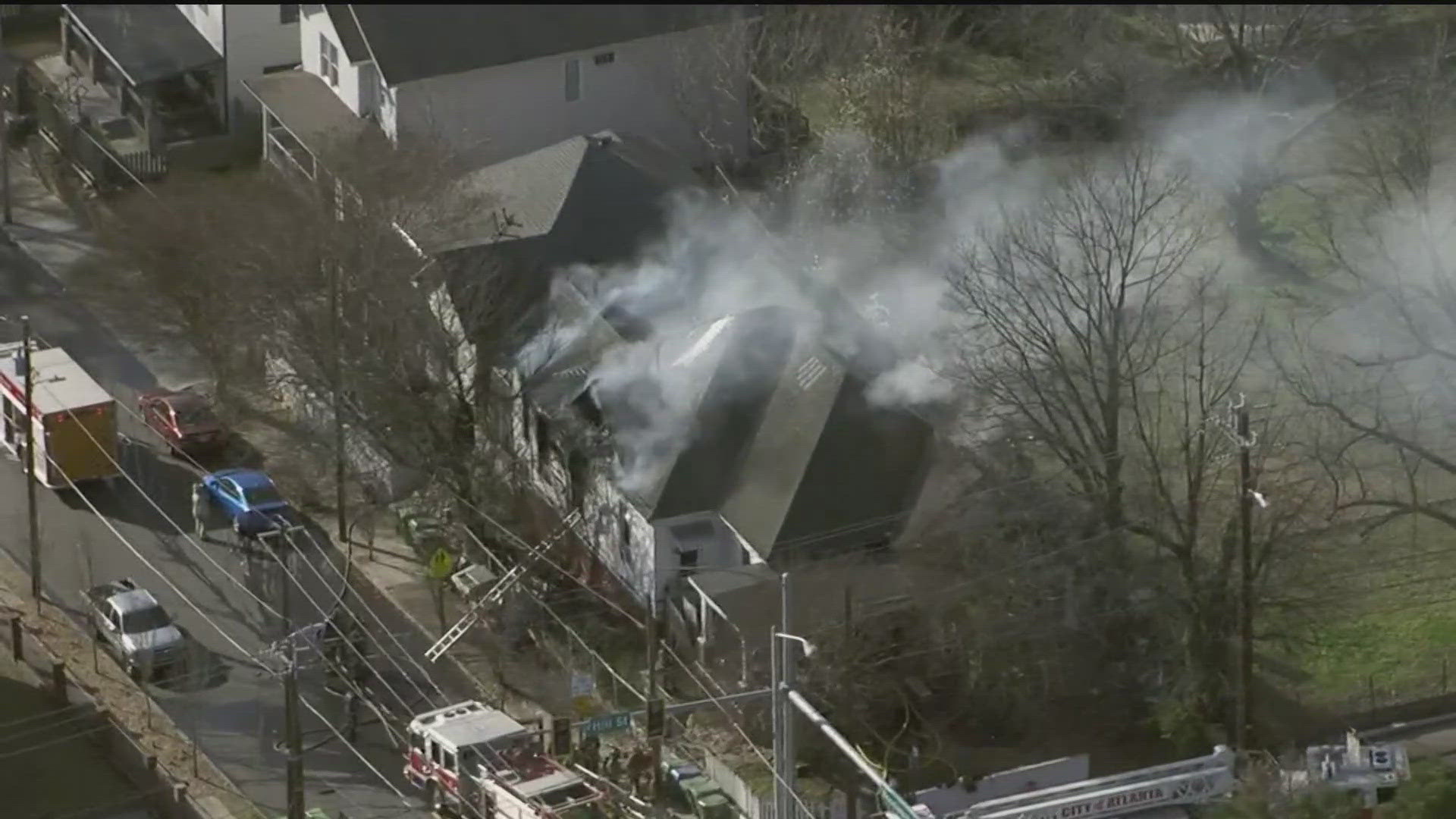 Fire on Hill Street in Atlanta: Smoke fills air | 11alive.com