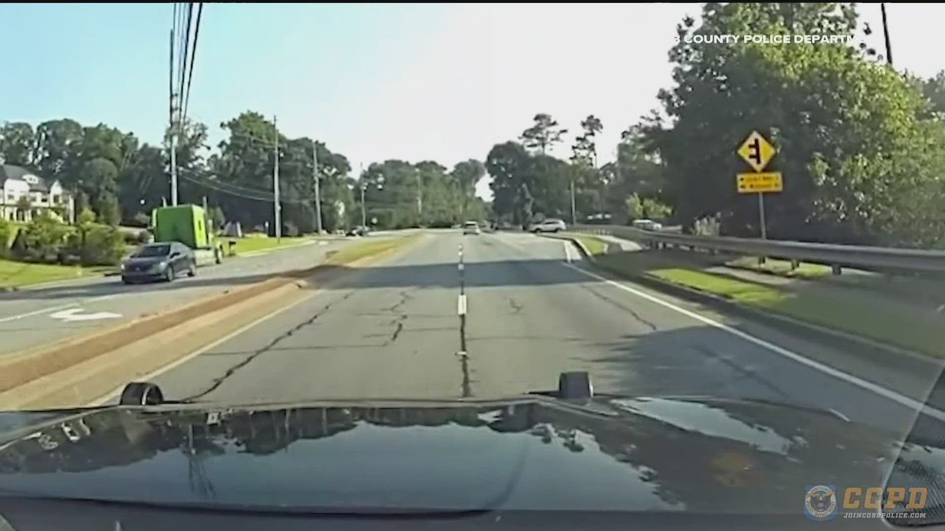 Semi-truck chase in Cobb County: Dashcam video | 11alive.com