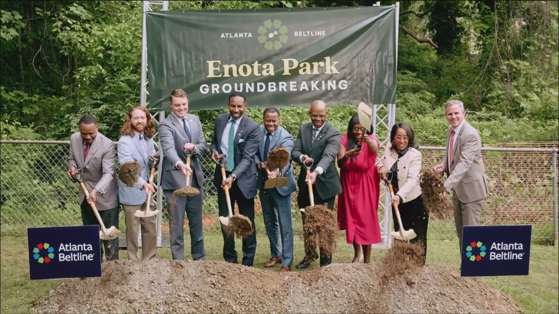 Atlanta Beltline Enota Park groundbreaking kicked off Tuesday | 11alive.com