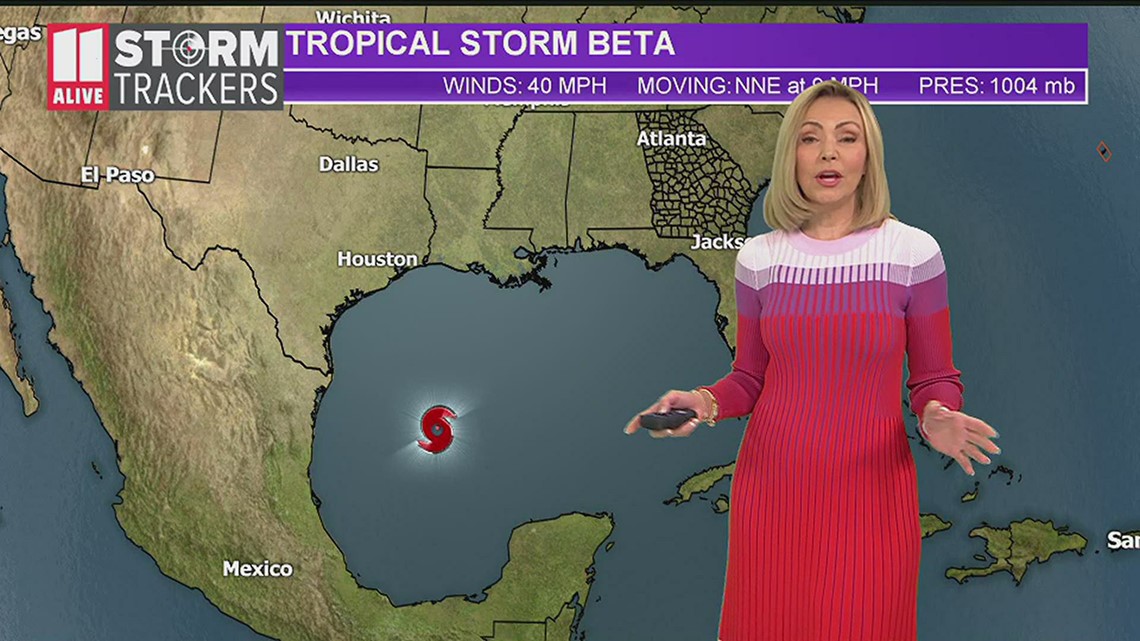 Tracking The Tropics Tropical Storm Beta Forms In The Gulf Of Mexico