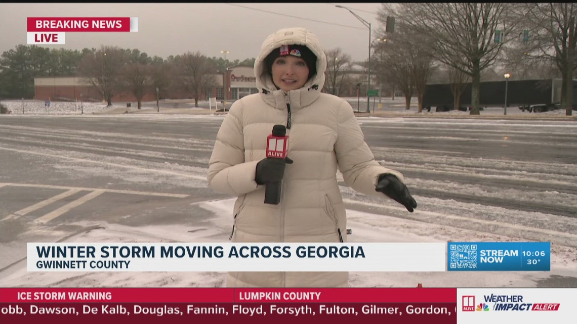 Icy conditions build in Buford | 11alive.com