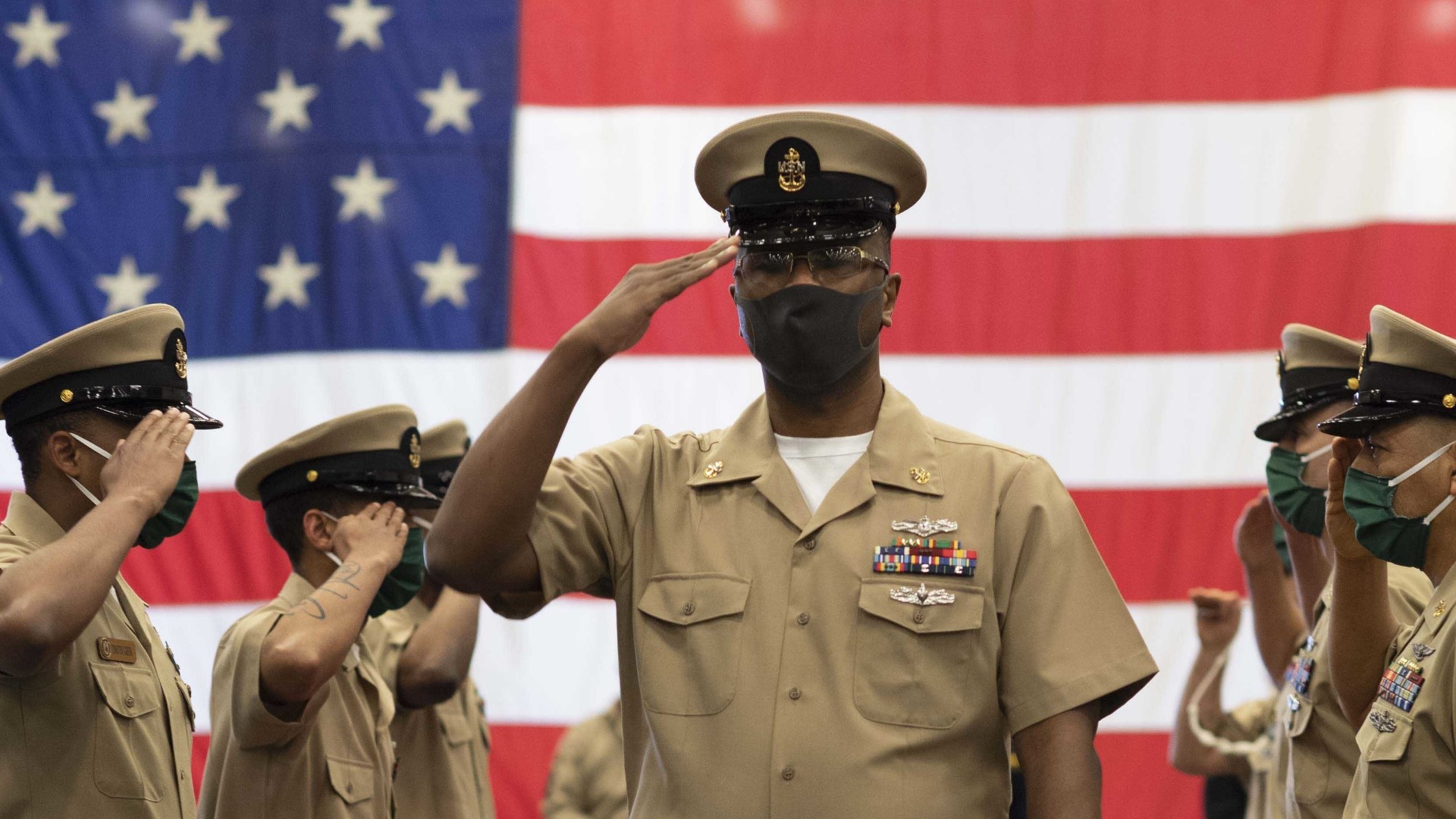 Jason Lesure U.S. Navy Chief Petty Officer aboard USS America | 11alive.com