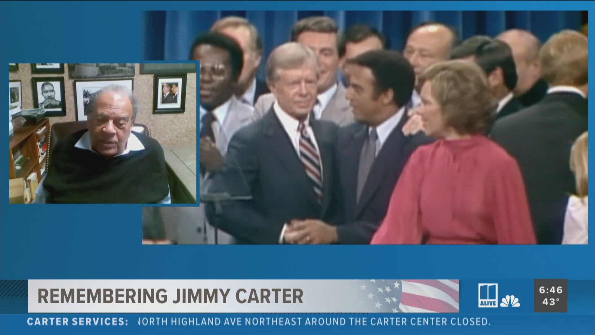 Ambassador Andrew Young talks first impressions of former President Jimmy Carter | 11alive.com