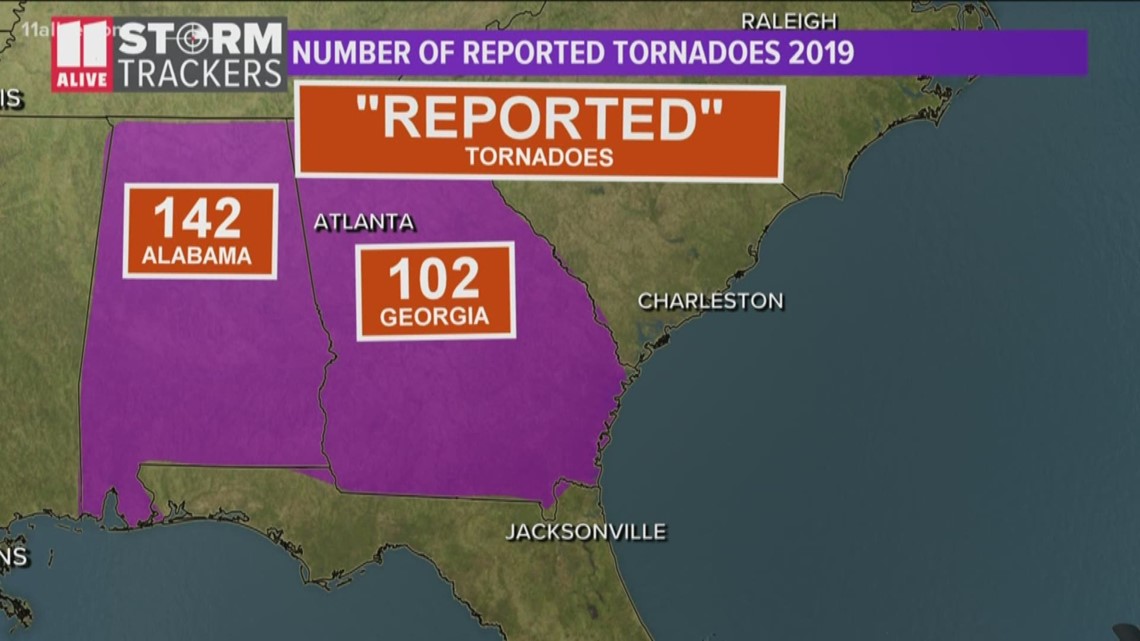 More than 100 tornadoes reported in Georgia this year - but this is how ...