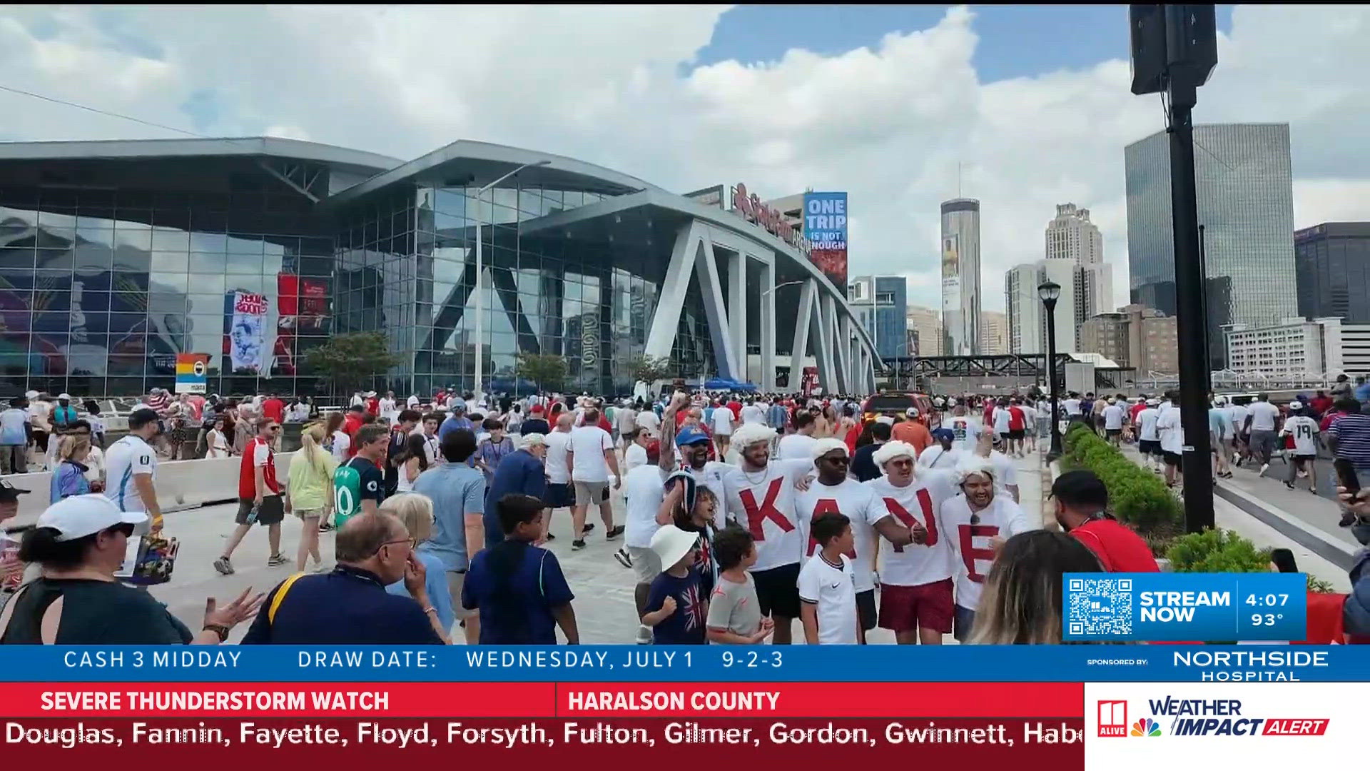 Atlanta FIFA Fan Festival paused amid thunder as crowds seek refuge ...